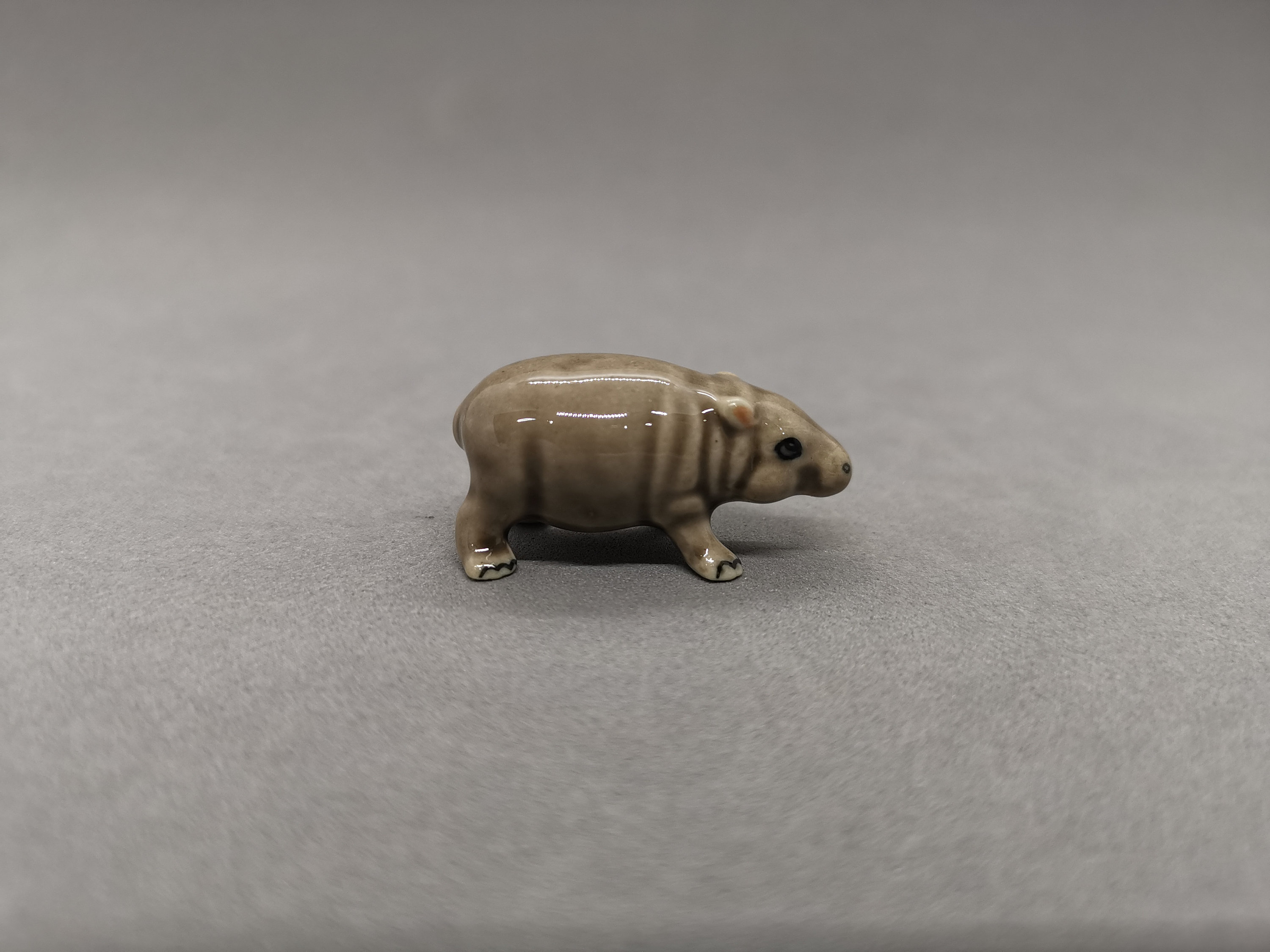 Micro Tiny Hippo Ceramic Miniature Handmade Christmas Gifts - Etsy