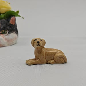 Ceramic Labrador Figurine,small Ceramic Dog Statue,home Decor Figurine ...