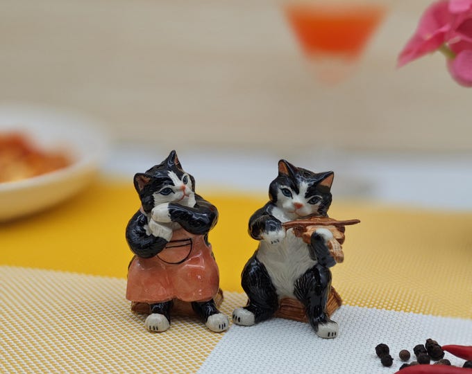 Snake Salt & Pepper Shakers – Handmade Ceramic Figurine – Quirky ...