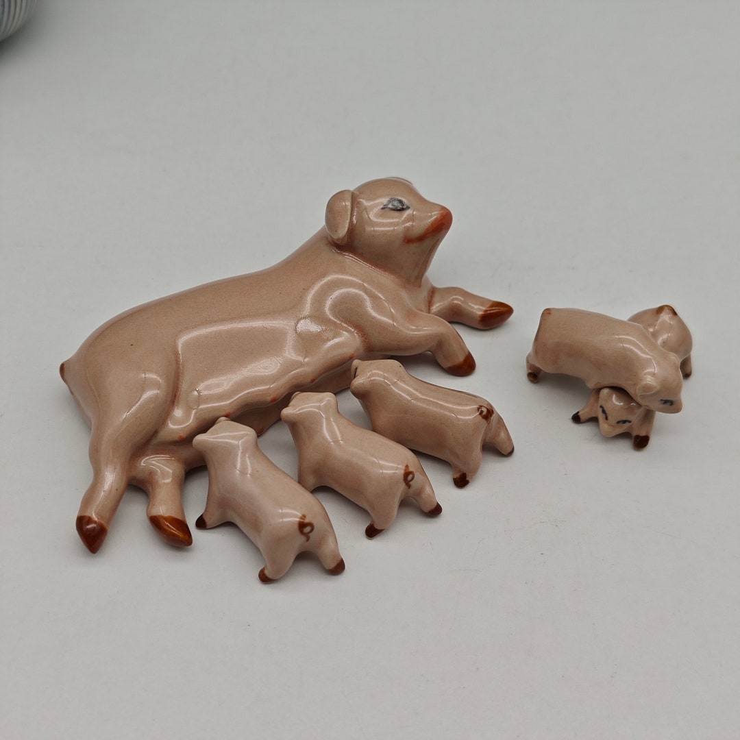 Miniature Ceramic Pig Figurines for Decoration-tiny Ceramic Pig-ceramic ...