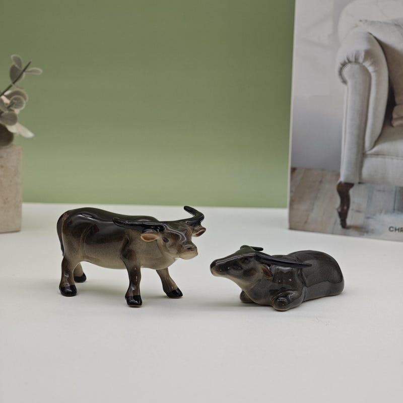 Ceramic Buffalo - Etsy