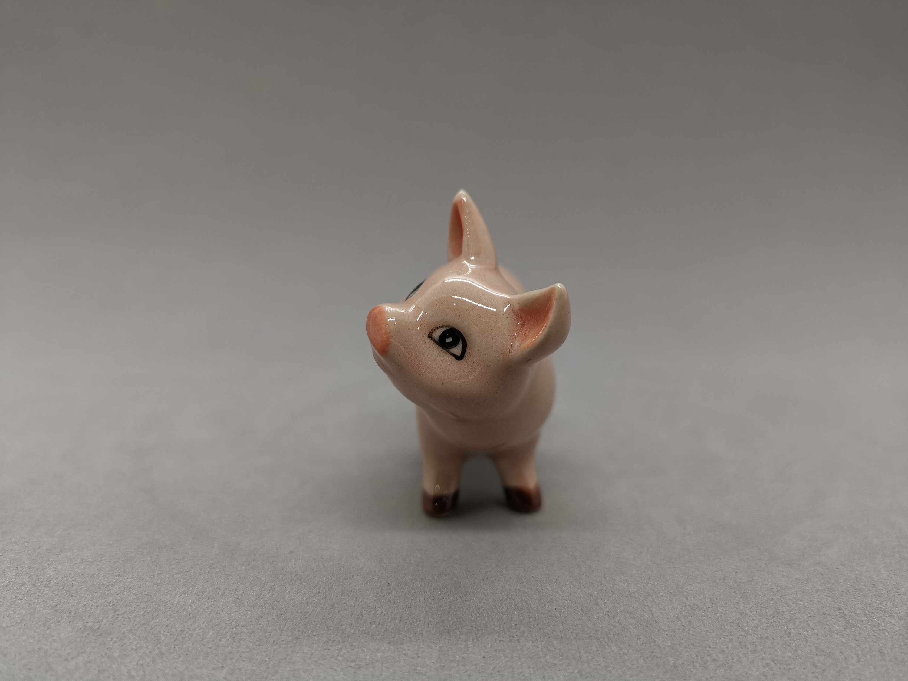 Miniature Ceramic Pig Ceramic Hand Painted Ceramic Pig | Etsy