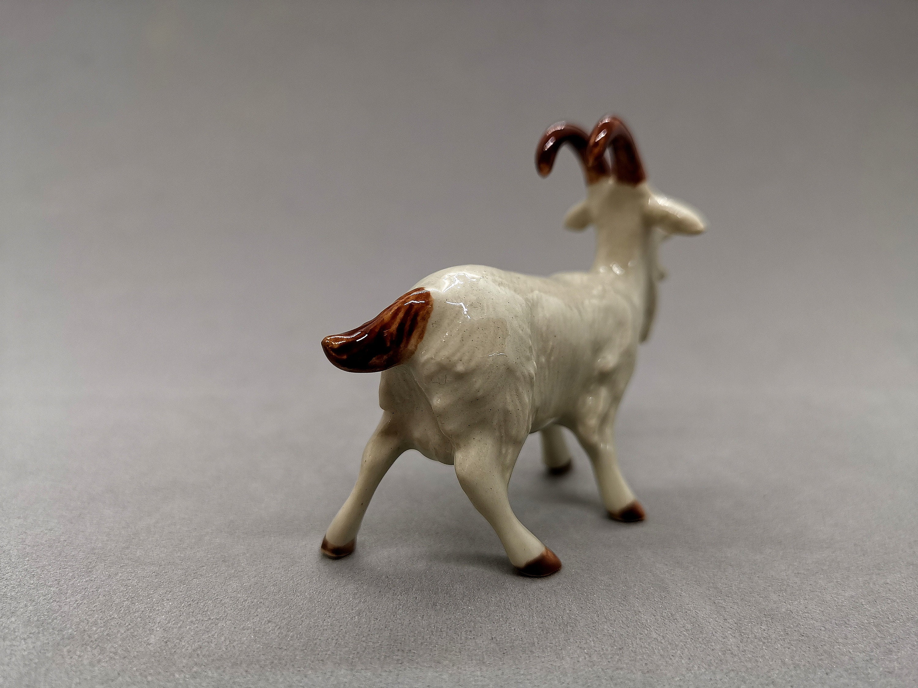 Ceramic Goat Figurine handmade miniature goat | Etsy