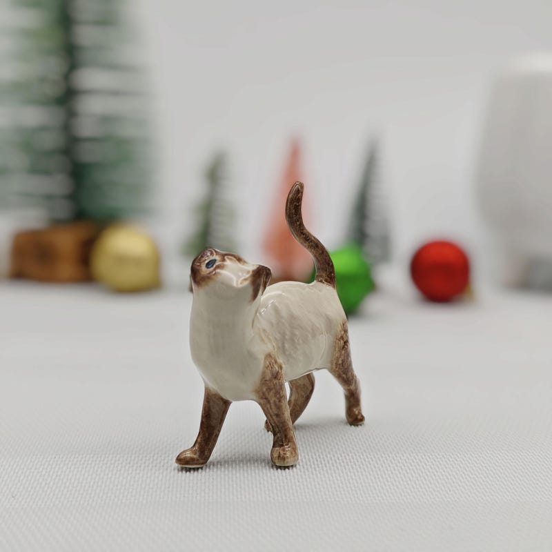 Miniature Cat Figurine - Etsy