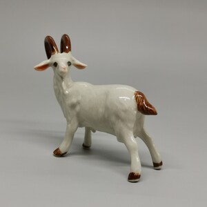 Ceramic Goat Figurine, Handmade, Miniature Goat, Mother's Day Gift ...