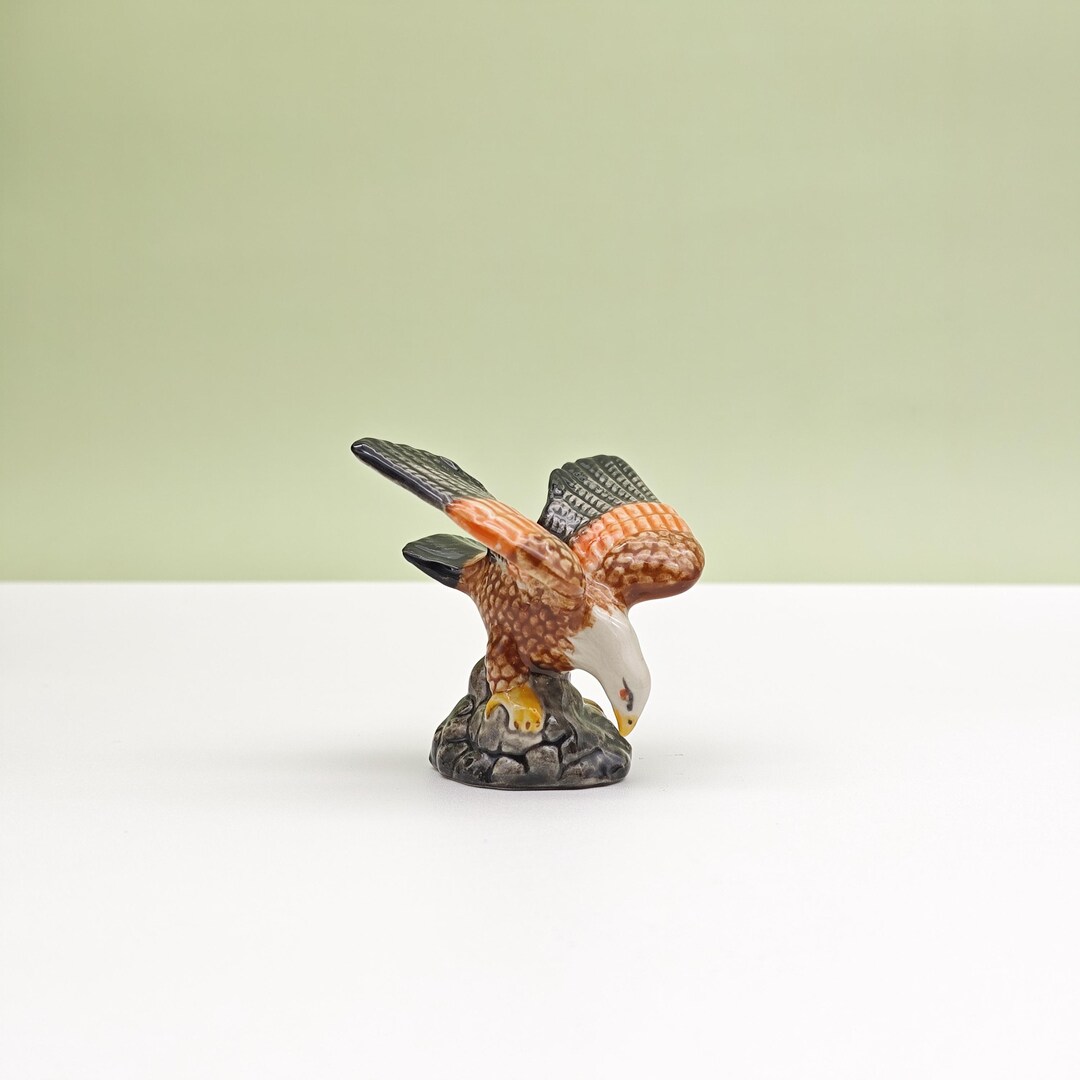 Ceramic Eagle Figurines-flying Eagle Statue-collectibles and Gifts - Etsy