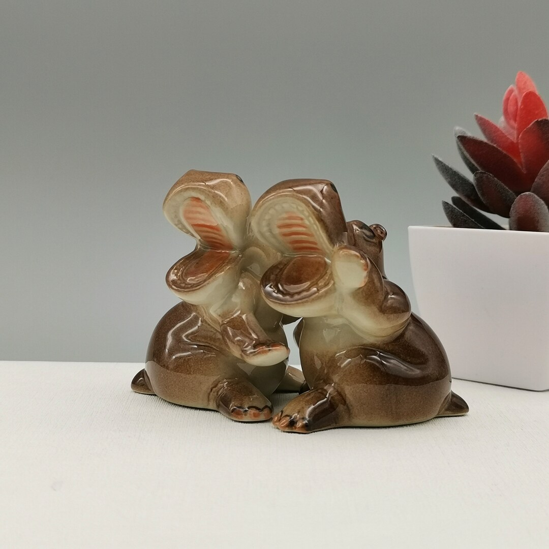 Handmade Ceramic Hippo Salt and Pepper Shakers Decorative Hippo Shakers ...