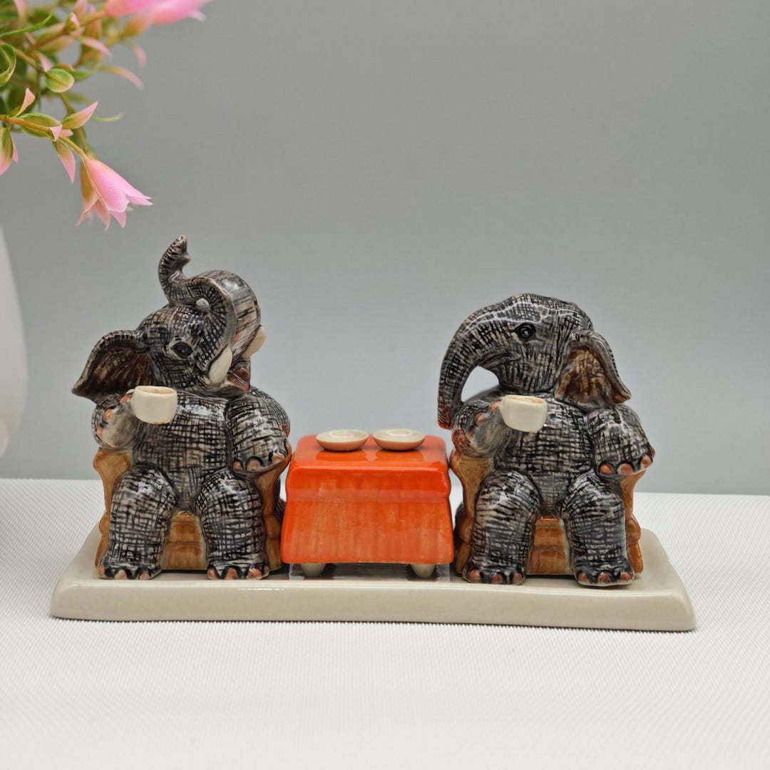 Salt and Pepper Elephant Shakers-perfect Gift for Elephant Lovers ...