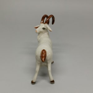 Ceramic Goat Figurine, Handmade, Miniature Goat, Mother's Day Gift ...