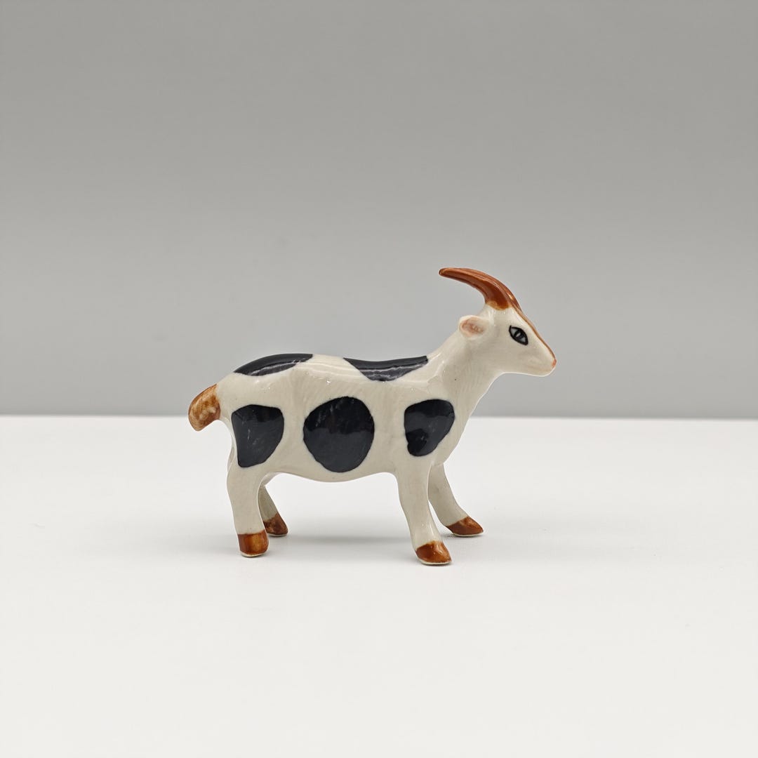 Handmade Ceramic Goat Figurine: Good Luck Decor - Etsy