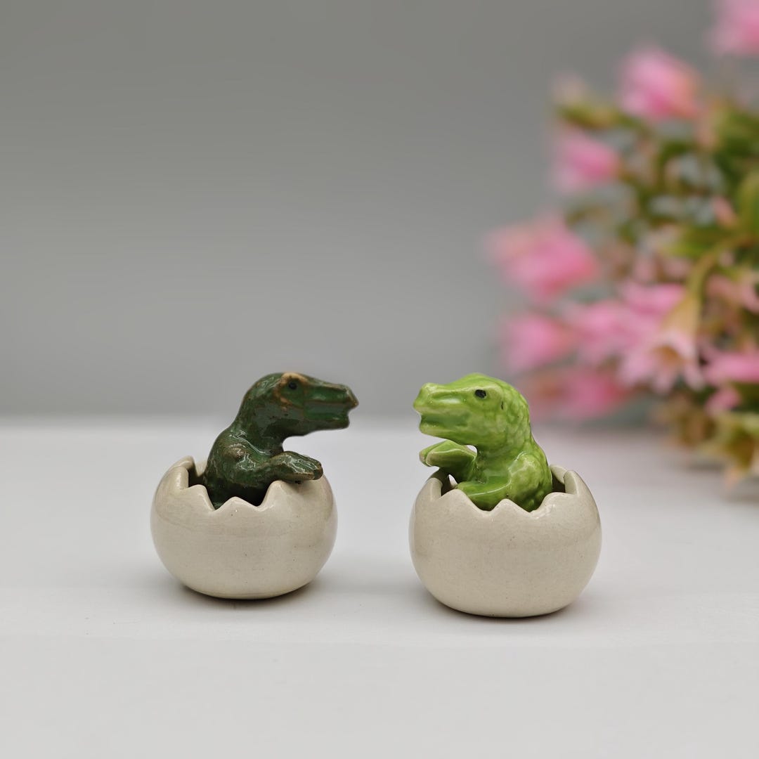 Ceramic Dinosaur Figurines-ceramic Dinosaur Ornaments-unique Ceramic ...