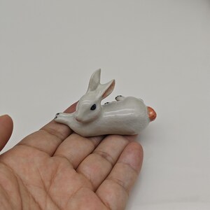 Ceramic Rabbit Figurines-ceramic Rabbit Ornaments for Home Decor-small ...