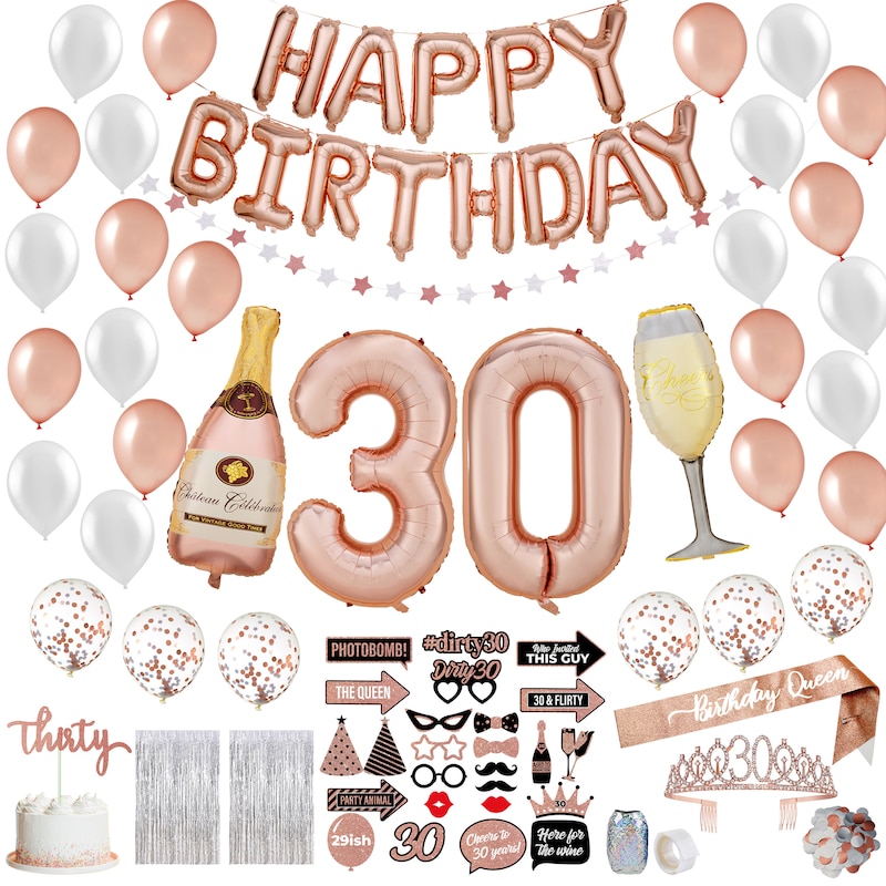 30th Birthday Decorations - Etsy