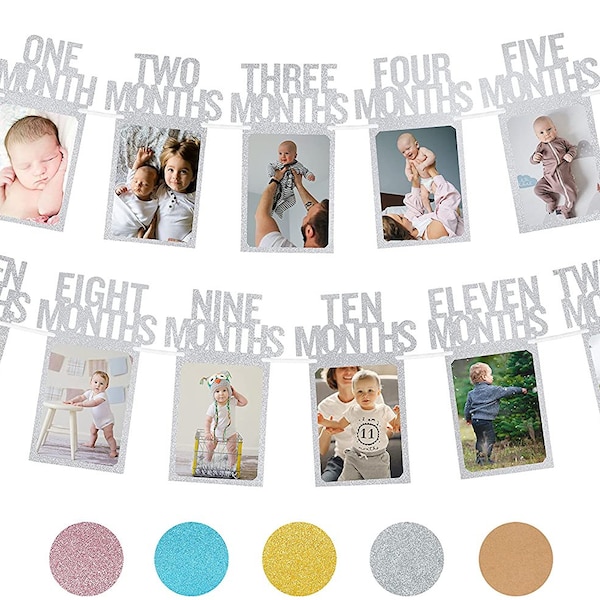 12 Month Banner - Etsy