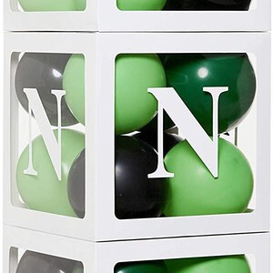 1st Birthday Balloon 'ONE' Boxes for 1 Year Old WITH 24 Balloons ...