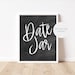 Chalkboard Printable - Cards and Gifts Sign - Faux Chalkboard Sign ...