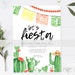 Fiesta - First Fiesta Birthday Party Welcome Sign - Welcome Poster ...