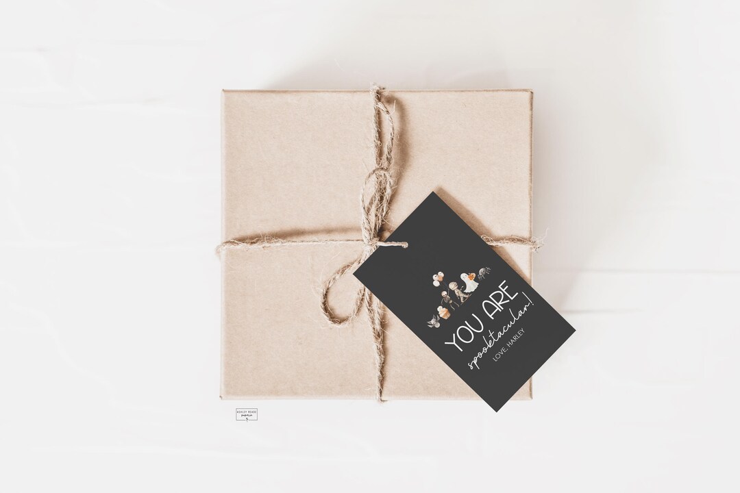 Halloween Gift Tags - You Are Spooktacular - Spooky Theme - Digital ...