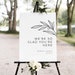 Black and White Boho We're so Glad Your Here Poster - Etsy