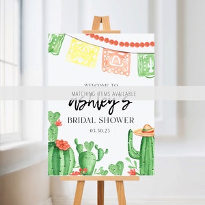 Fiesta - Fajita Bar - Food Table Sign - Bridal, Baby, Birthday, Wedding ...