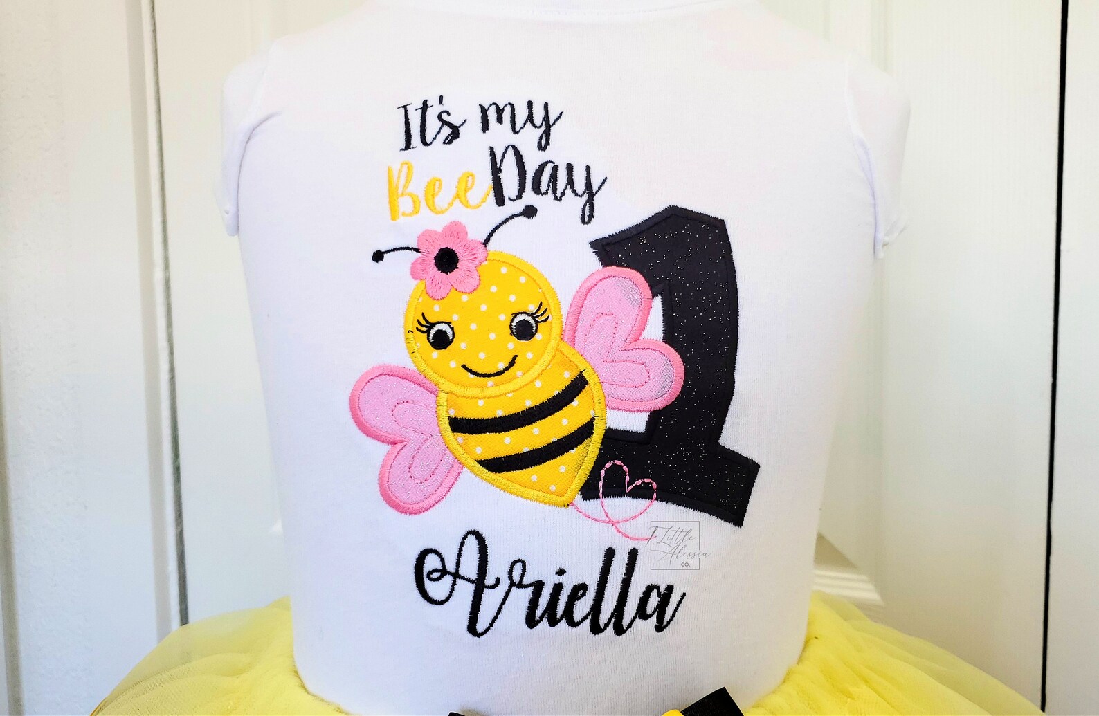 Bumble Bee First Birthday Outfit Girl Bee Birthday Party 1st | Etsy