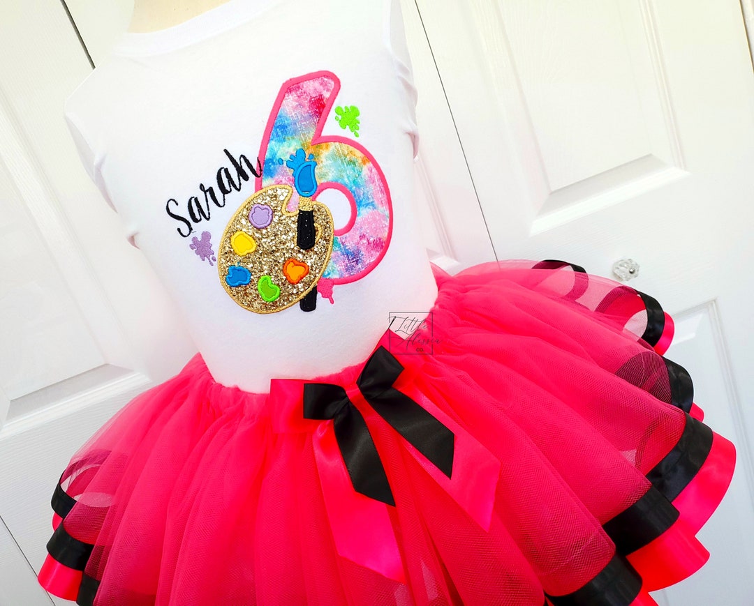 Paint Party Birthday Outfit | Paint Birthday Outfit | Painting Party ...