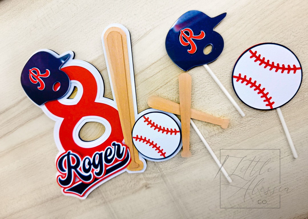 Baseball Cake & Cupcake Topper First Pitch Cake Topper - Etsy