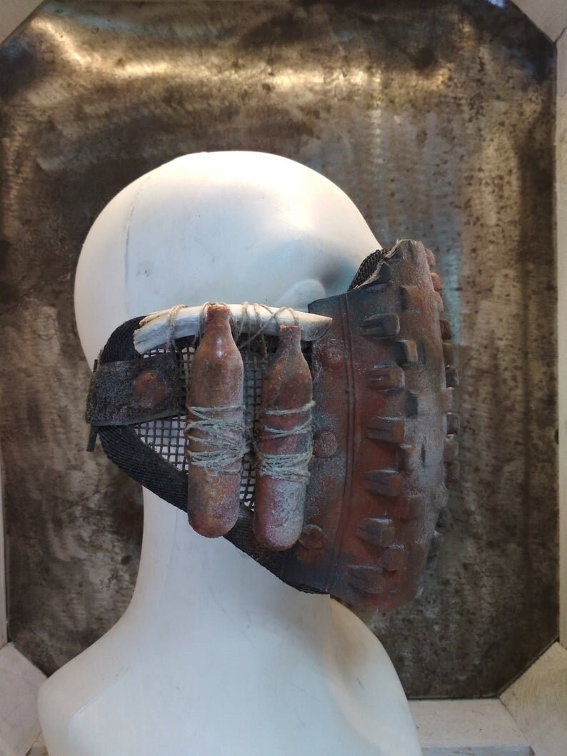 STALKER Mask - Face Protection - Black Mesh Mask - Half Face Mesh Mask ...