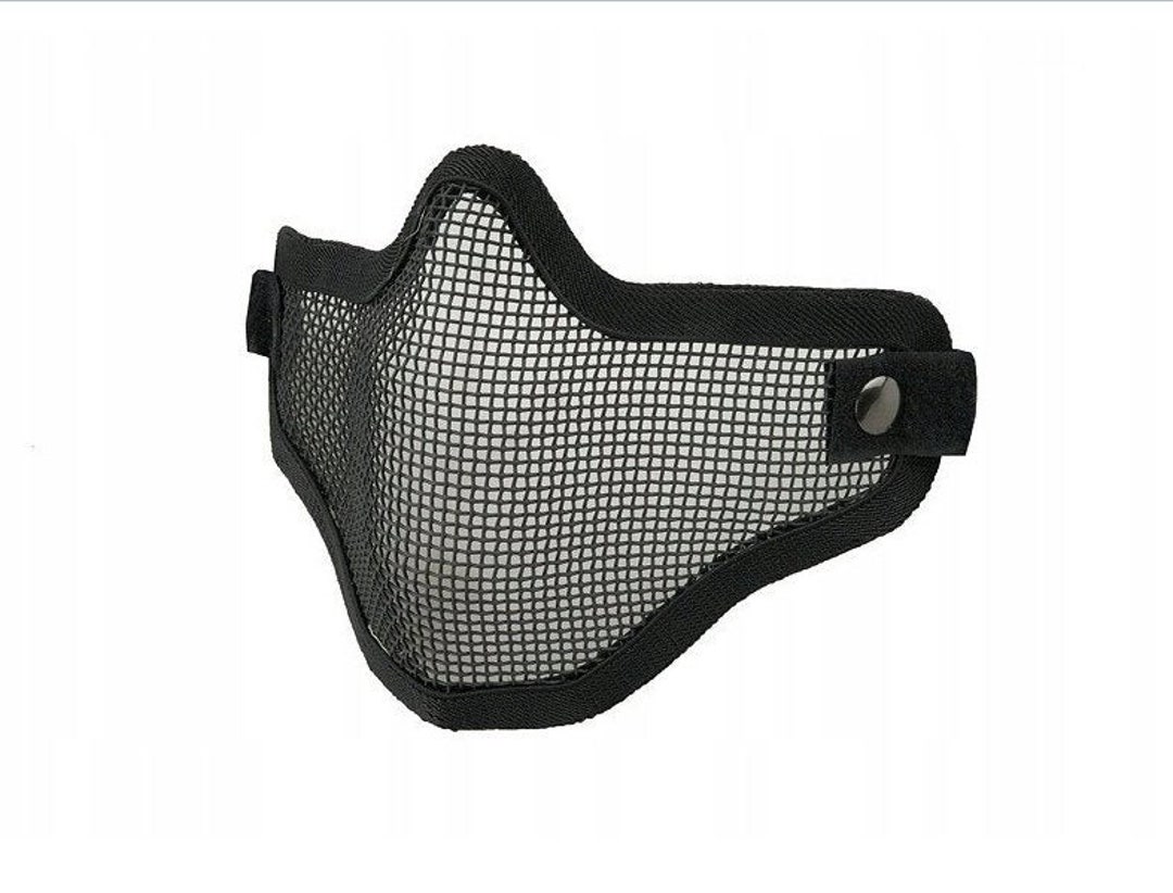 STALKER Mask - Face Protection - Black Mesh Mask - Half Face Mesh Mask ...