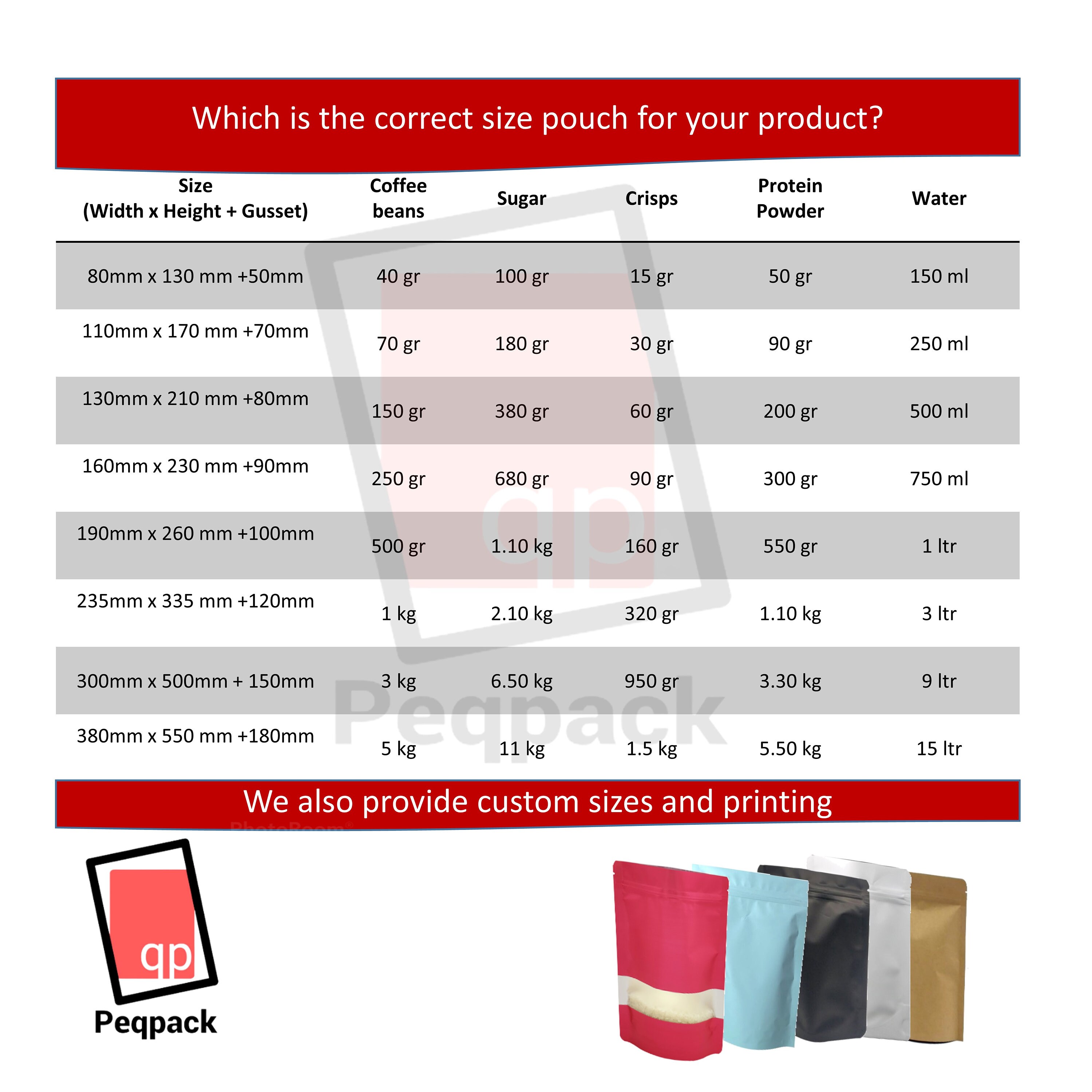 Glossy Shiny Metallised Foil Mylar Packing Bags Heat Sealable Zip Lock ...