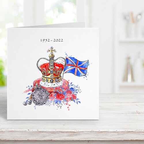 HM Queen Elizabeth / the Queens Platinum Jubilee Postcard / - Etsy