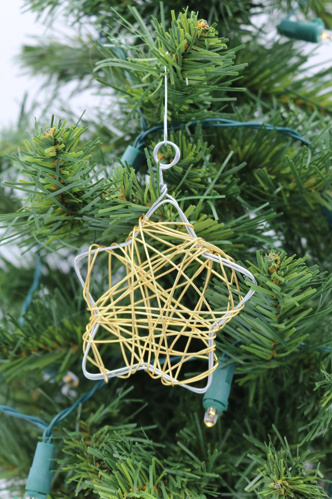 Wire Wrapped Star Aluminium and Brass Ornament - Etsy