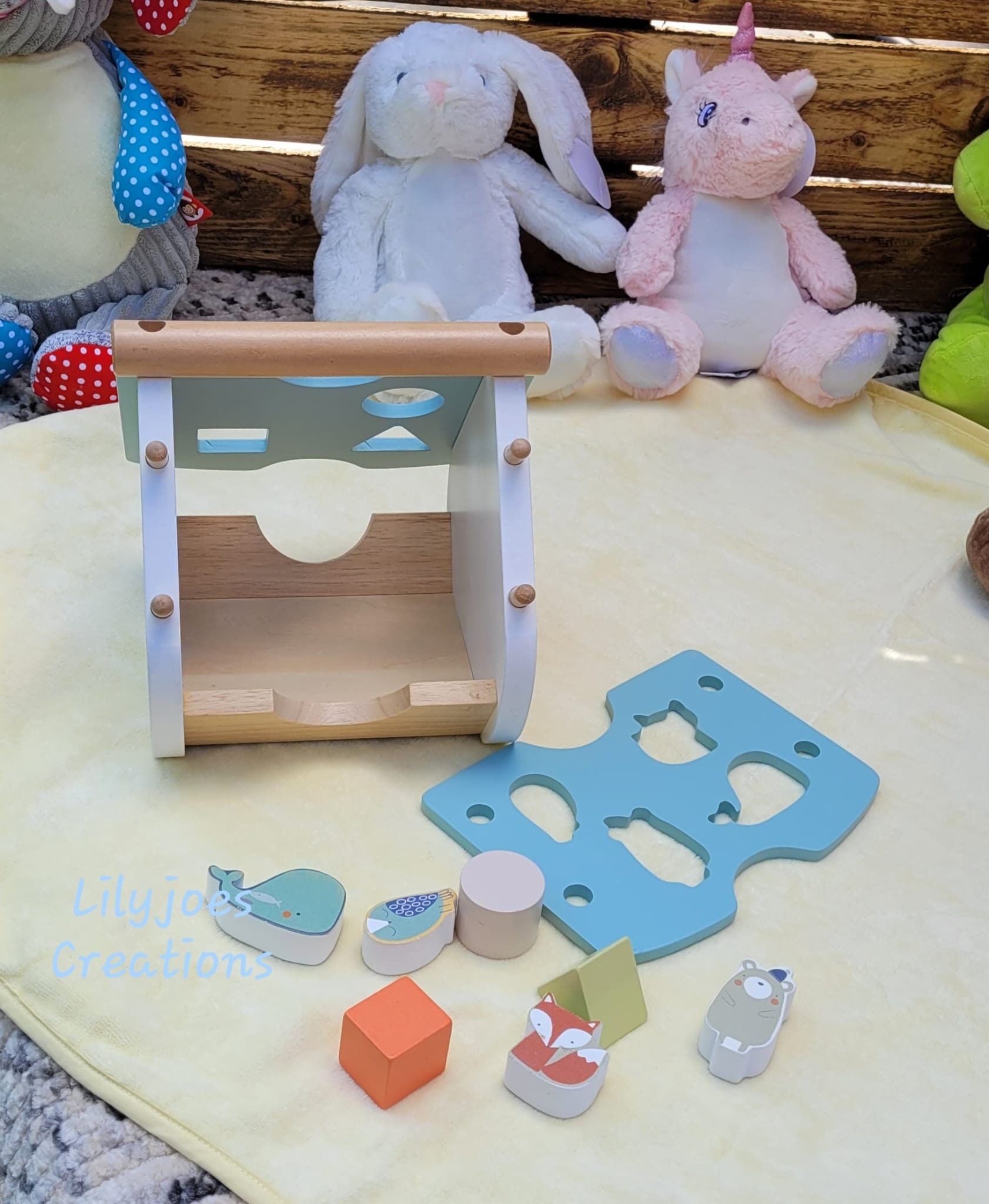 Quick Delivery Shape Sorter Pink Shape Sorter Blue Shape - Etsy