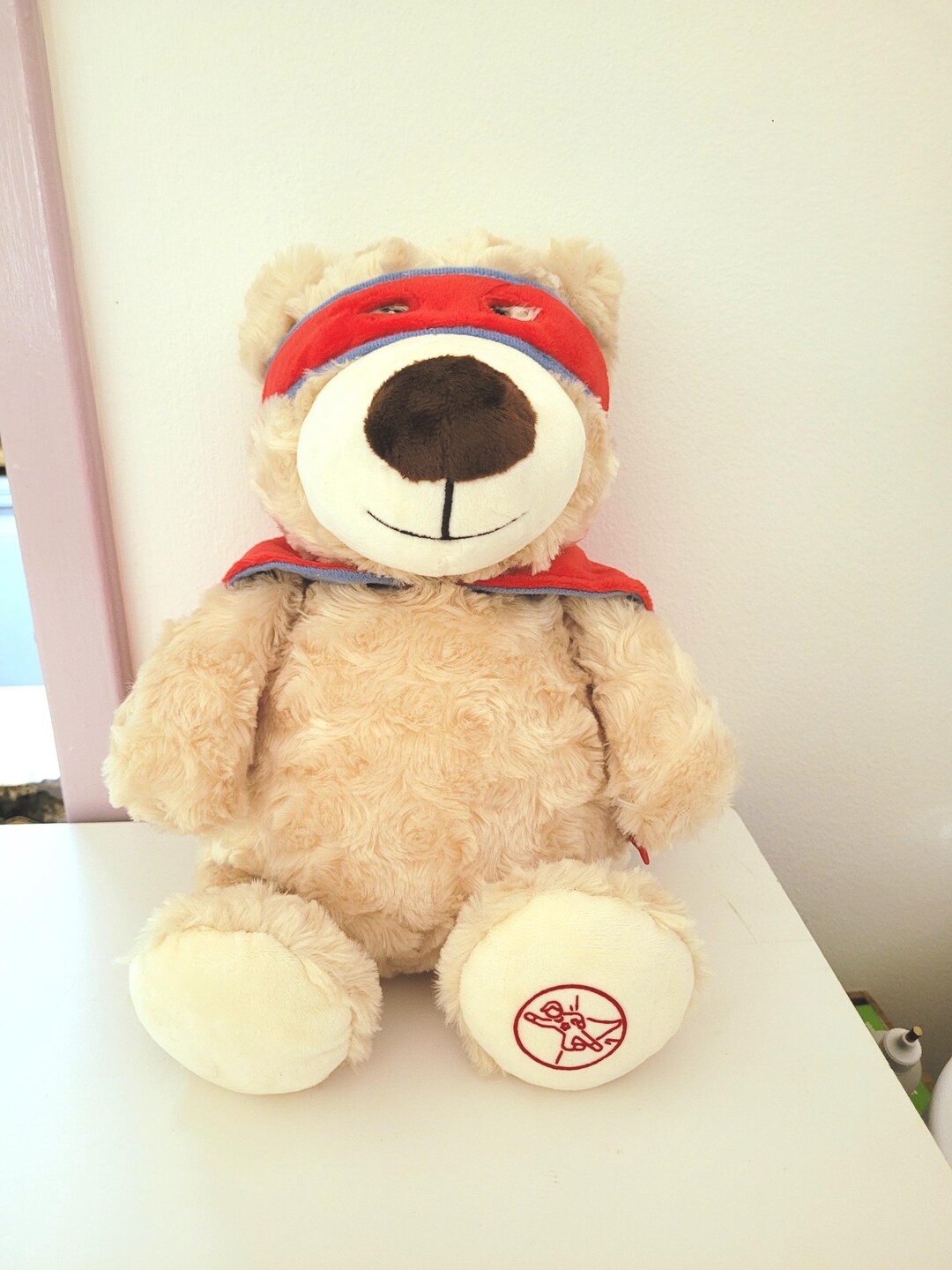 Superhero Teddy Personalised Teddy Bear, Soft Toy, New Baby Keepsake ...