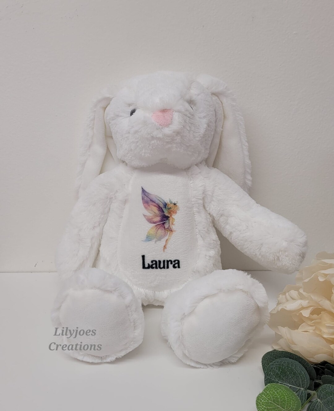 Personalised Fairy and Wings Teddy Bear Baby Gift First Birthday New ...