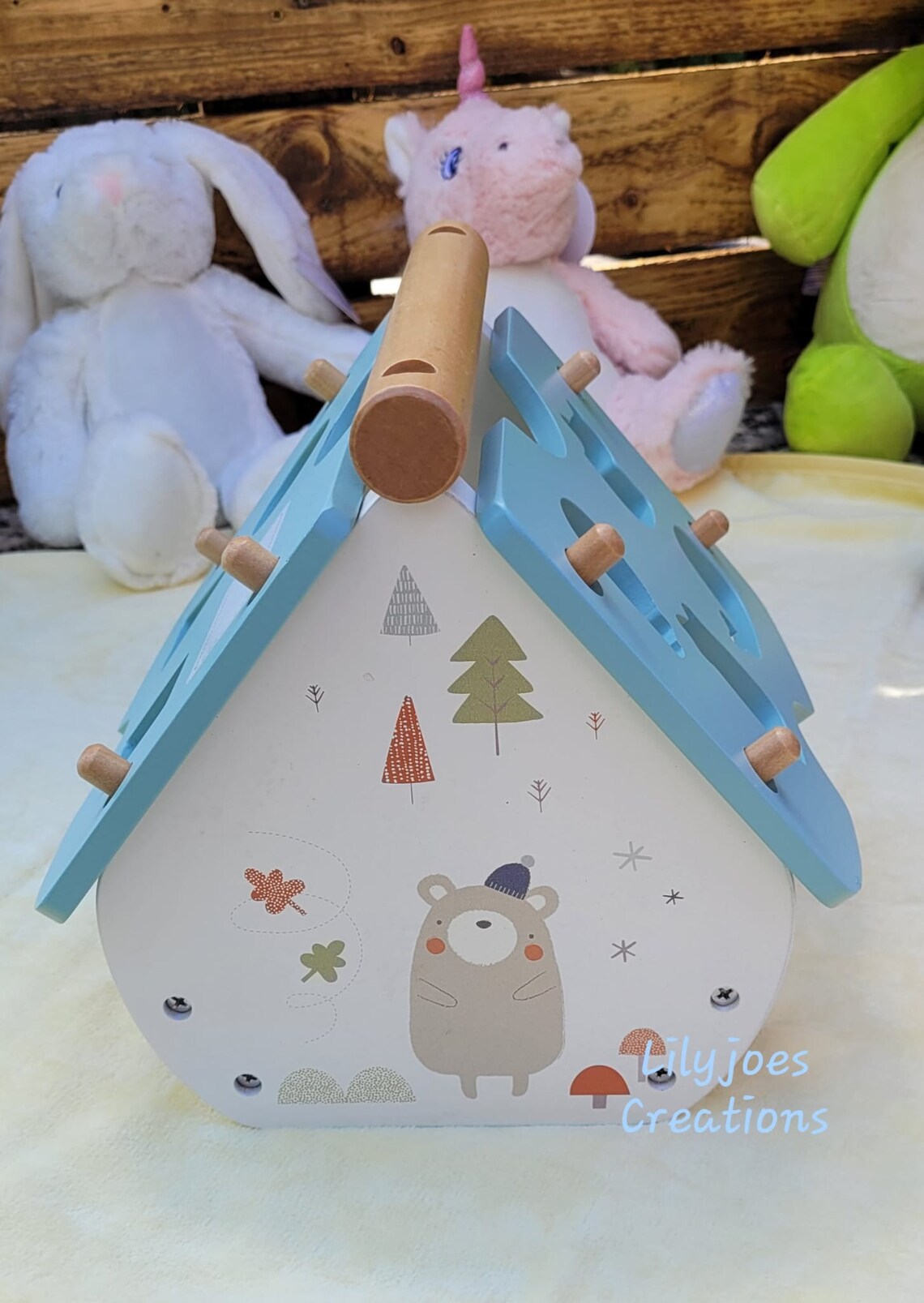 Quick Delivery Shape Sorter Pink Shape Sorter Blue Shape - Etsy