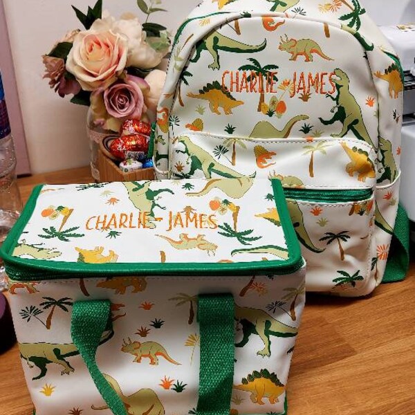 Dinosaur Backpack - Etsy