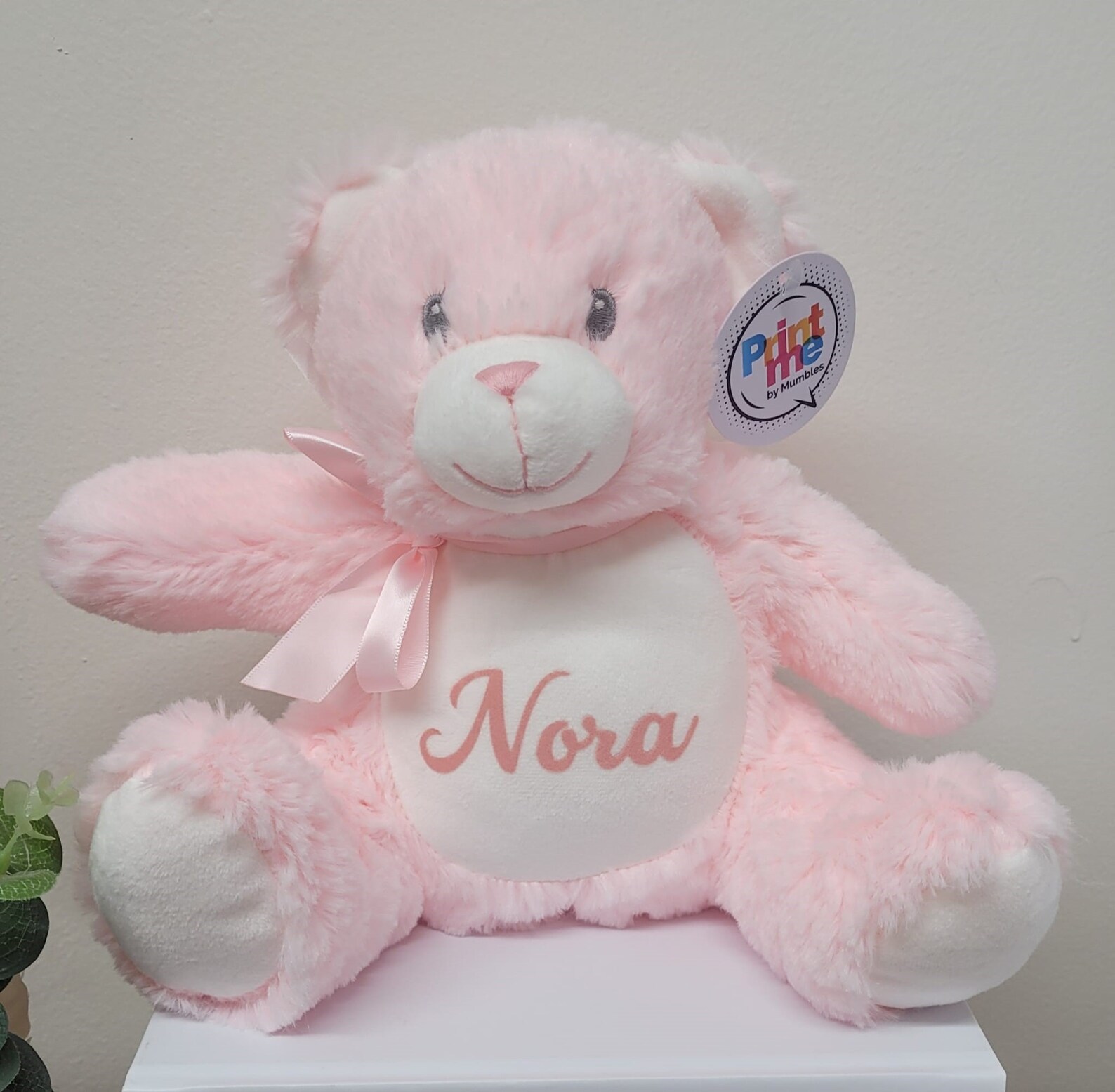 Personalised Orangutan Teddy Soft Plush Toy New Baby Newborn Shower ...