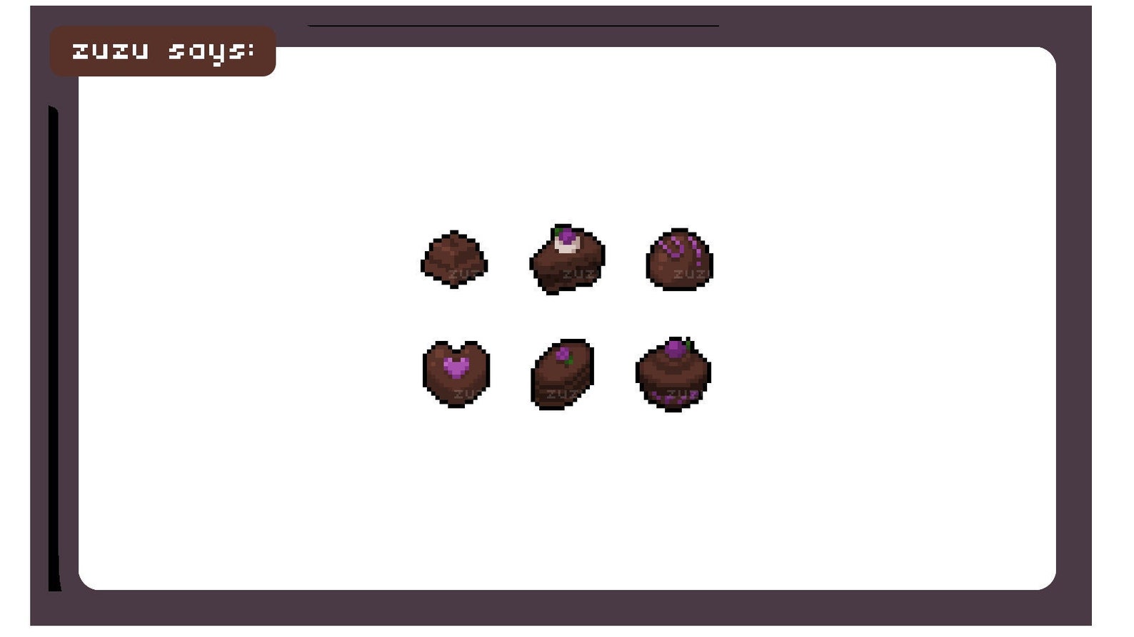 Cute Chocolate Bonbon Badges | Pixel Art Styled | Twitch Sub / Loyalty ...