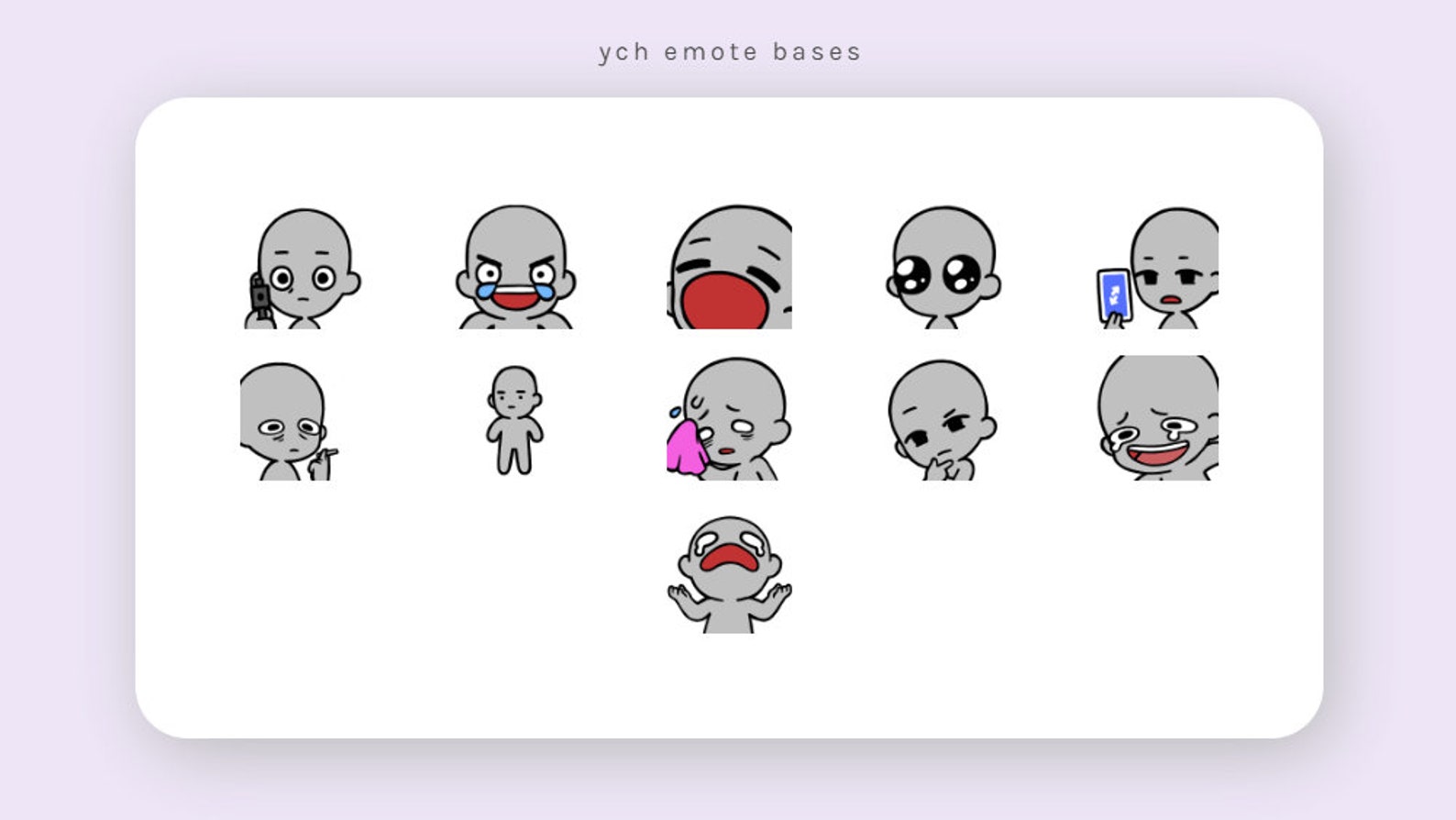 YCH DIY Meme Emote Bases | for Twitch or Discord - Etsy