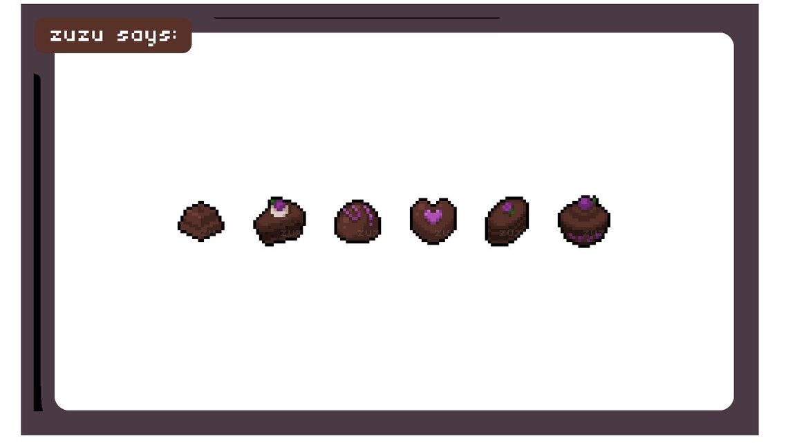 Cute Chocolate Bonbon Badges | Pixel Art Styled | Twitch Sub / Loyalty ...