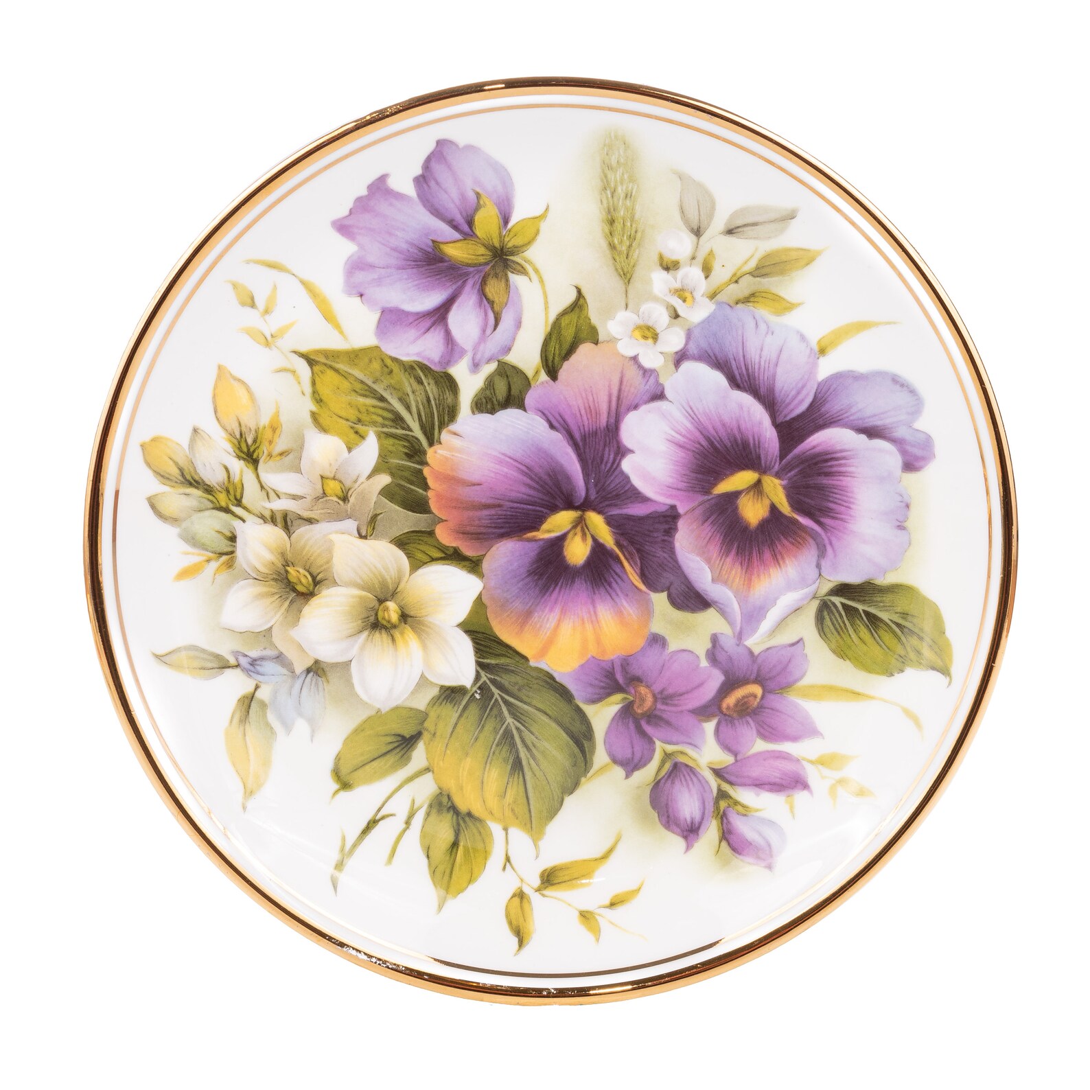 Set 2 Edwardian Fine Bone China Plates 17 Cm Diameter - Etsy