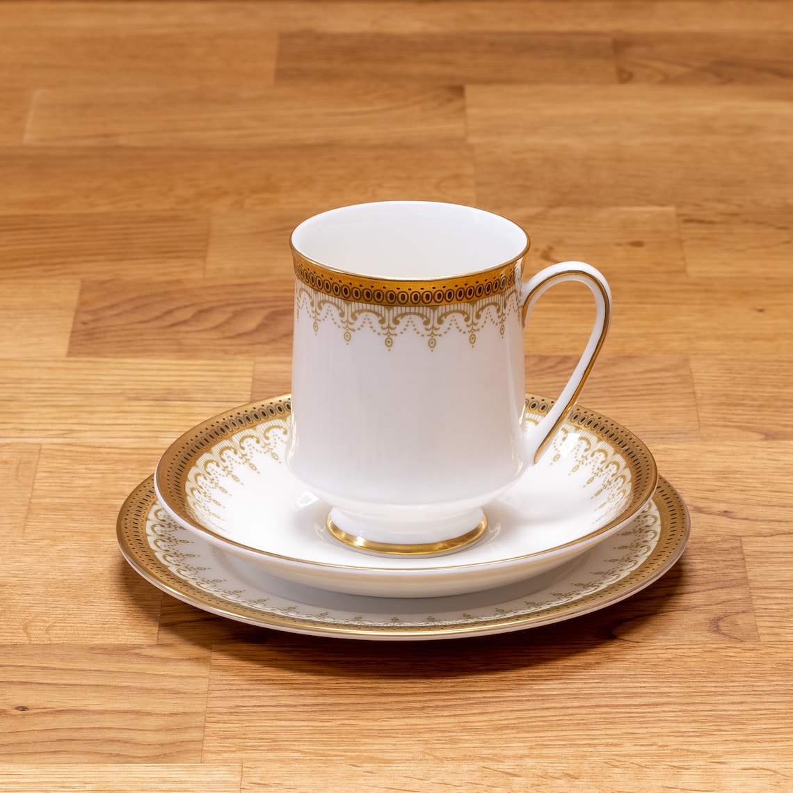 Paragon Athena White & Gold English Fine Bone China Tea Set - Etsy