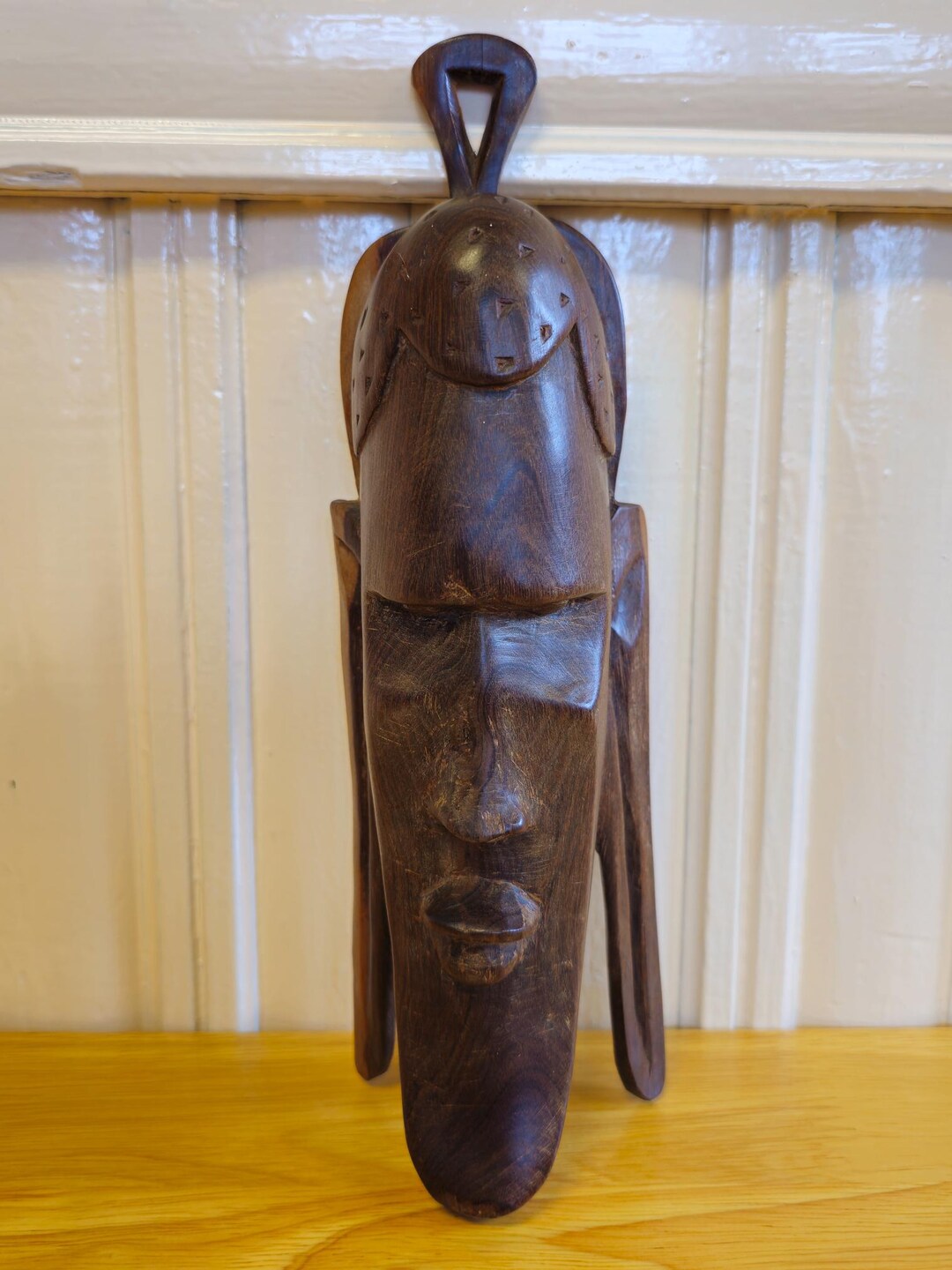 Hanging Carved Wooden African Head - Etsy