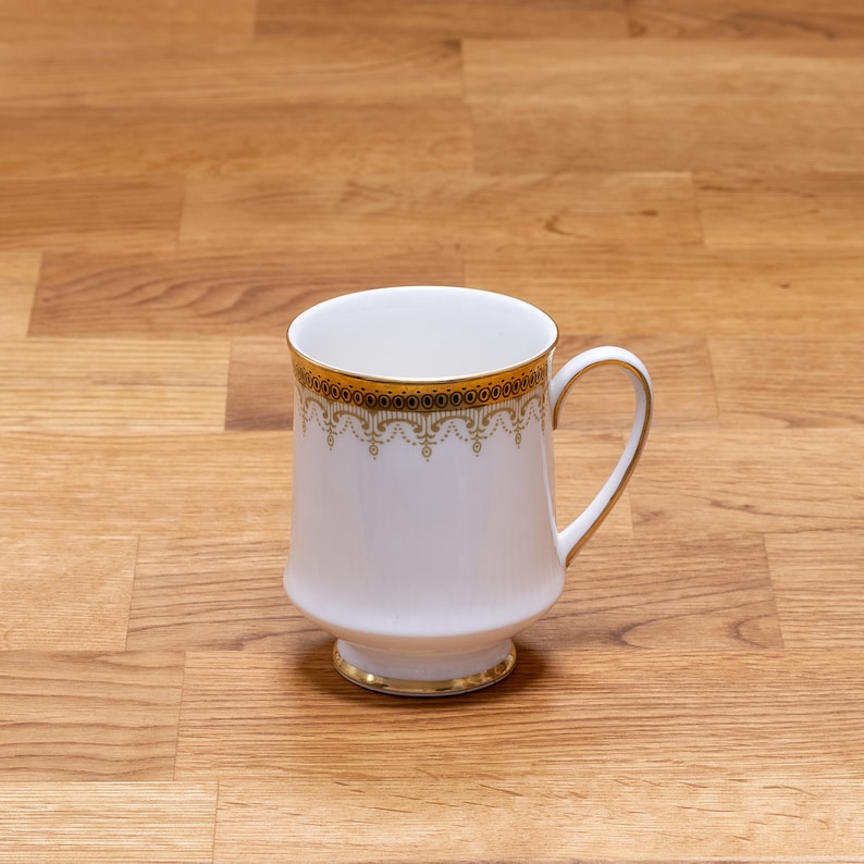 Paragon Athena White & Gold English Fine Bone China Tea Set - Etsy