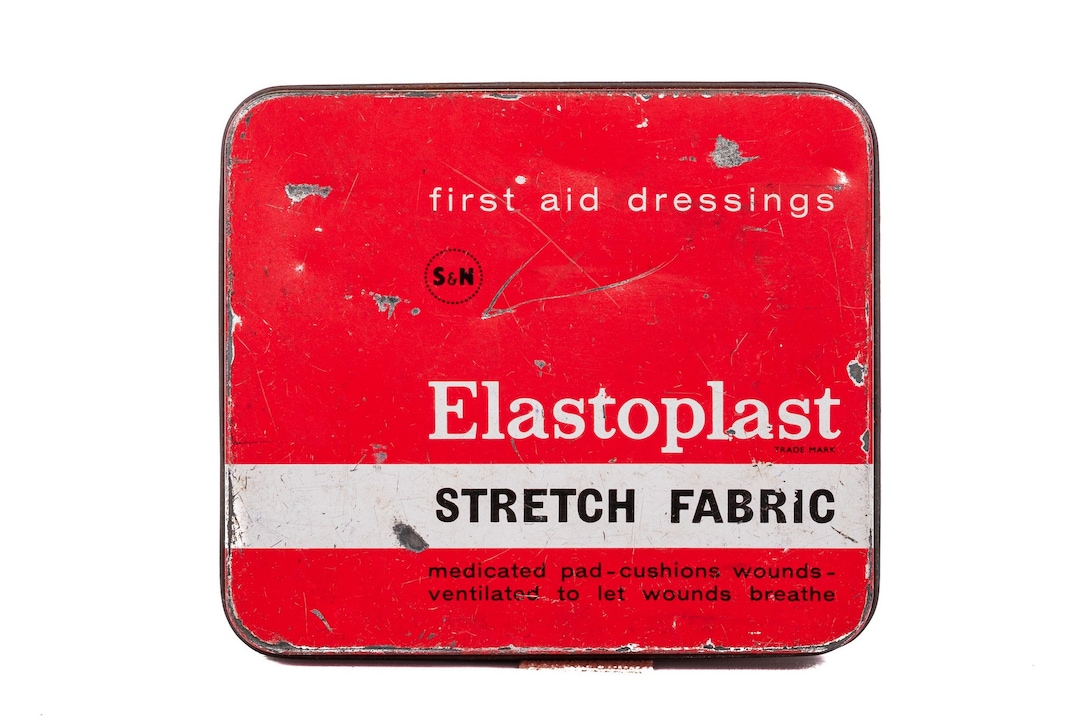 Vintage Elastoplast Tin - Etsy UK