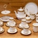 Paragon Athena White & Gold English Fine Bone China Tea Set - Etsy