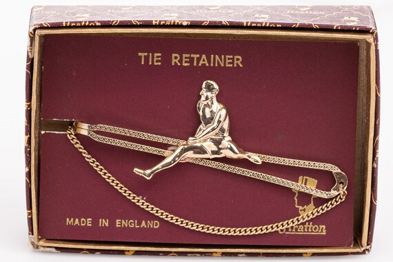 Vintage Stratton Tie Retainer in Box - Etsy