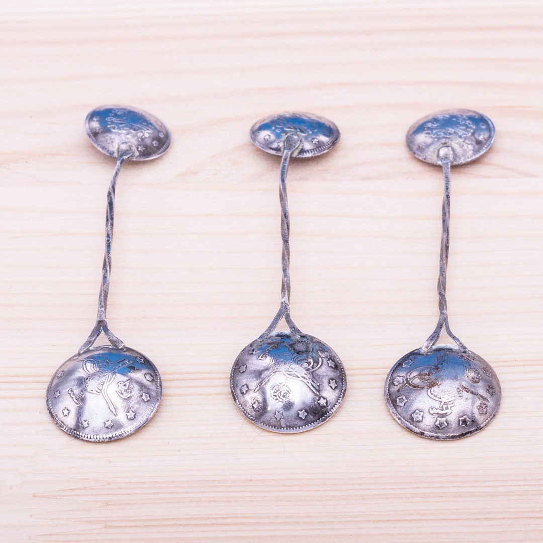 Islamic Coin Spoons set of 3 - Etsy