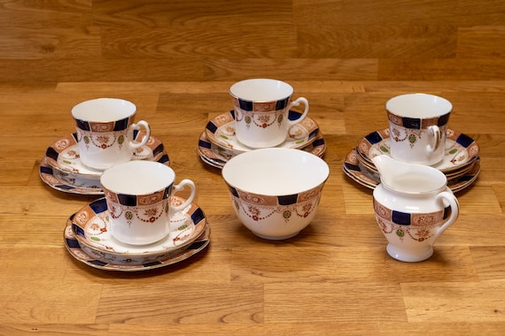 Colclough China 1940s Amari 6699 Pattern Tea Set - Etsy